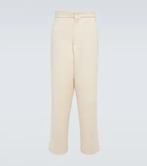 Zegna Straight Cotton Bouclé Pants