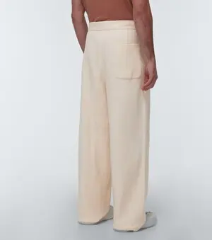 Zegna Straight Cotton Bouclé Pants