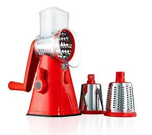 NUTRISLICER Rotary Grater With 3- Interchangeab E Blades - One-color