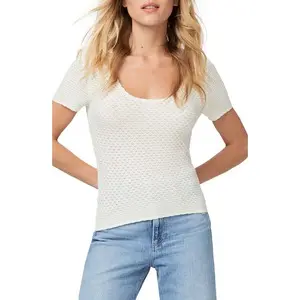 Paige Galiene Eyelet Top - Ivory