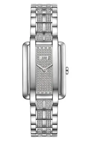 JBW Mink Petite Lab-created Diamond Bracelet Watch - Silver/silver