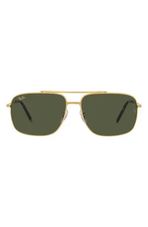 Ray-ban 62mm Pillow Sunglasses - Yellow Gold