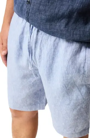 Rodd & Gunn Linen Drawstring Shorts - Denim