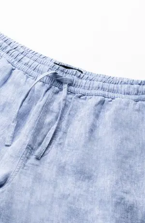 Rodd & Gunn Linen Drawstring Shorts - Denim