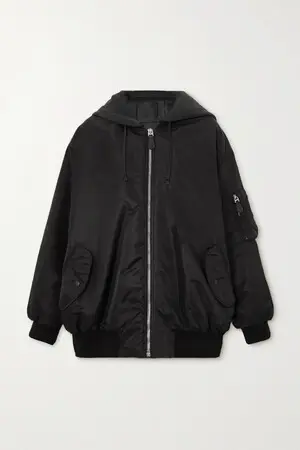 Givenchy Oversized Hooded Bomber Jacket