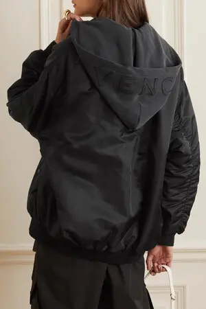 Givenchy Oversized Hooded Bomber Jacket