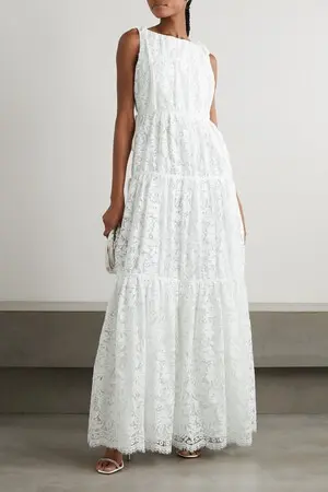Erdem Isla Tie-detailed Lace Gown