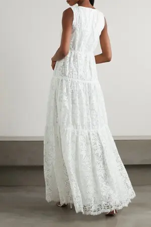 Erdem Isla Tie-detailed Lace Gown