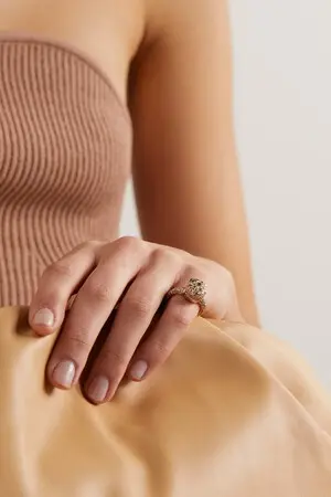 Pomellato Nudo Solitaire Classic 18-karat Rose And White Diamond Ring
