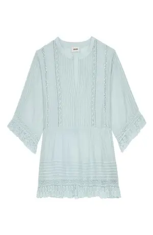 Zadig&Voltaire Tosea Cotton Blend Peplum Blouse