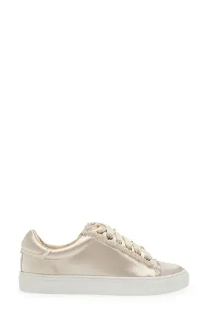 CHOCOLAT BLU Satin Low-top Sneakers - Champagne Satin
