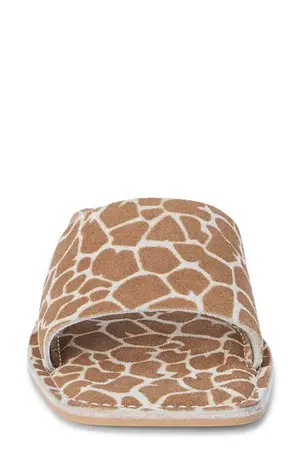 Matisse Bali Suede Slide Sandal - Giraffe