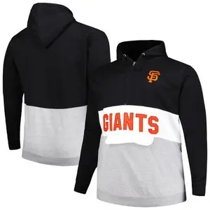 Profile Fleece Half-zip Hoodie - Black
