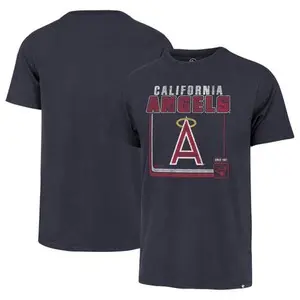 '47 California Angels Cooperstown Collection Borderline Franklin T-shirt - Navy