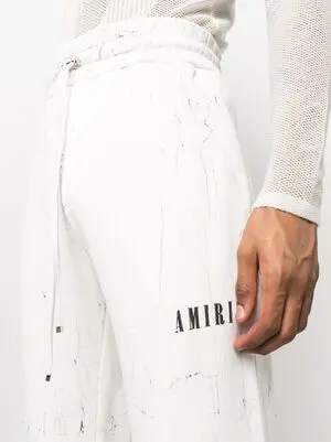 Amiri Cracked-print Track Pants
