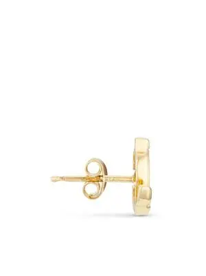 JIMMY CHOO Jc Monogram Stud Earrings - Gold