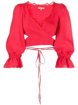 Ermanno Scervino Cropped Blouses