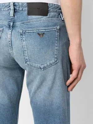Emporio Armani Mid-rise Straight-leg Jeans