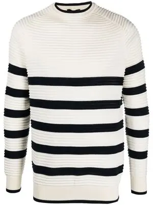 Emporio Armani Striped Sweaters For Men