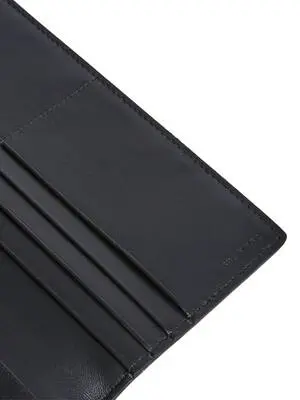 Smythson Panama Slim Bi-fold Leather Wallet