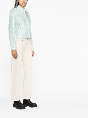 Moncler Aloes Logo-print Jacket - Green