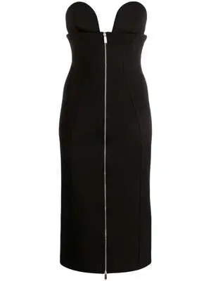 Off-white Strapless Dresses