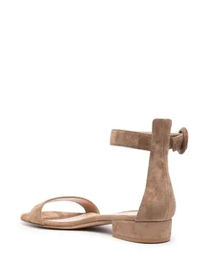 GIANVITO ROSSI Suede Buckle-fastening Sandals