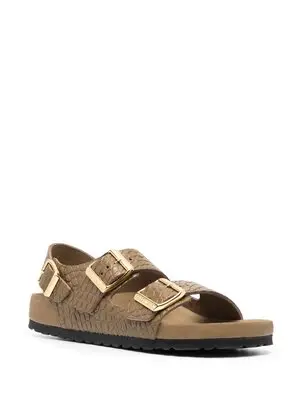 BIRKENSTOCK Crocodile-effect Sandals