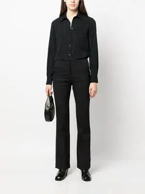 Pinko Logo-jacquard Shirt - Black