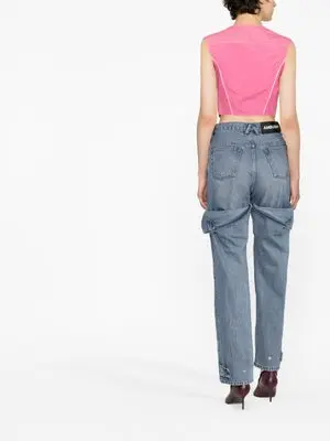 AMBUSH Cropped Denim Top
