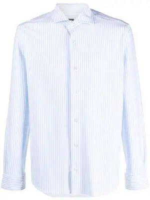 Fedeli Long-sleeve Buttoned Shirt