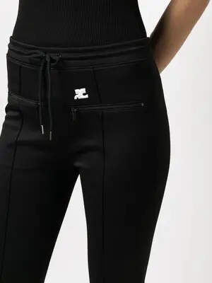 COURREGES Seam-detailing Flared Track Pants