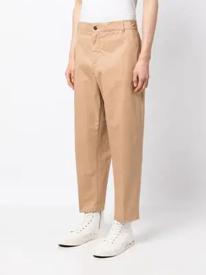 Maison Kitsuné Tailored Straight-leg Trousers - Brown