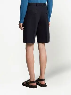 Zegna Cotton-linen Chino Shorts