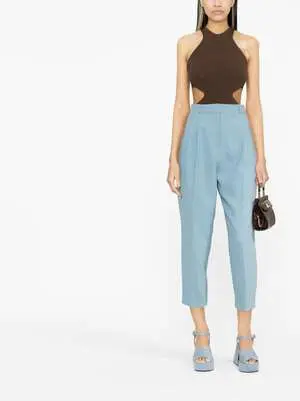 Elisabetta Franchi Cropped Tailored Trousers