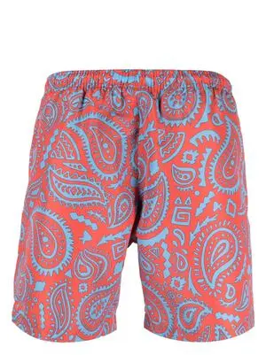COUNTY OF MILAN Paisley-print Swim Shorts