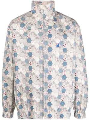 CHLOE NARDIN Geometric-pattern Lightweight Jacket