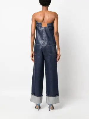 Alexander Wang Strapless Denim Jumpsuit