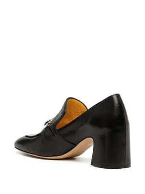 MADISON MAISON 55mm Crystal-embellished Loafers - Black