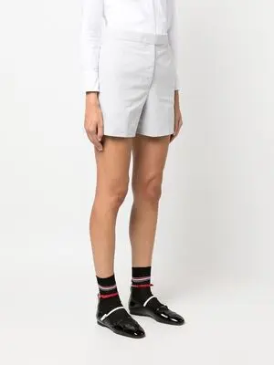Thom Browne Striped Tailored Shorts - Grey