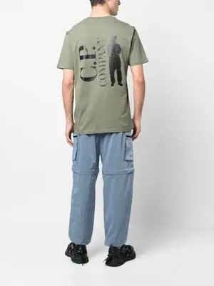 C.P. COMPANY Logo Print Cotton T-shirt