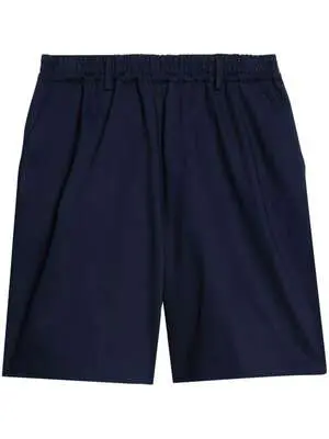 Ami Cotton Chino Shorts - Blue