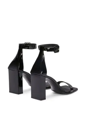 GIUSEPPE ZANOTTI Shangay Buckled 85mm Leather Sandals - Black