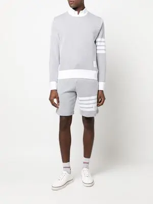 Thom Browne 4-bar Stripe Seersucker Shorts