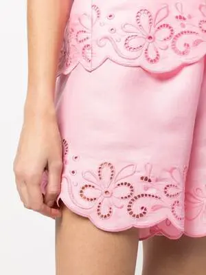 Moschino Lace-trimmed Shorts