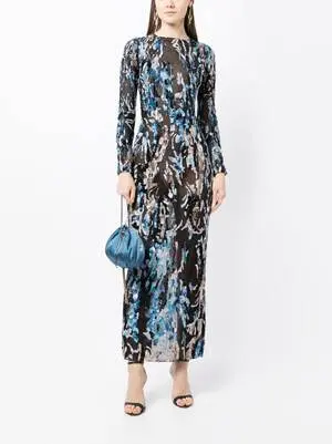 SAIID KOBEISY Bead Embellishment Tulle Dress