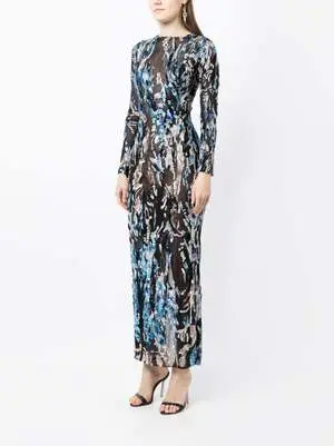 SAIID KOBEISY Bead Embellishment Tulle Dress