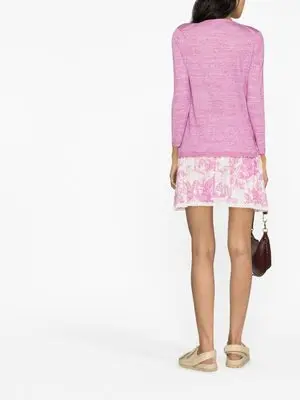 Zadig&Voltaire Amber Mélange-effect Knitted Top