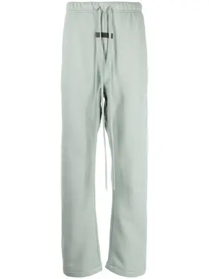 Fear Of God Drawstring Cotton Track Pants Green