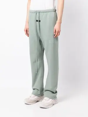 Fear Of God Drawstring Cotton Track Pants - Green